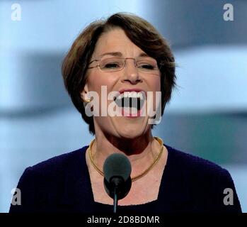 United States Senator Amy Klobuchar (Democrat of Minnesota) speaks ...