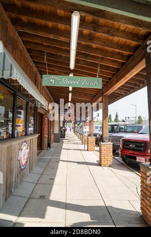 Downtown West Yellowstone Montana Stock Photo - Alamy