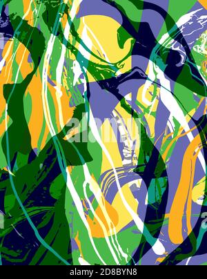 Abstract marble hand painted background in modern art style with fluid ...