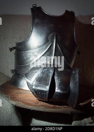 Parts of a medieval knight armor Stock Photo - Alamy