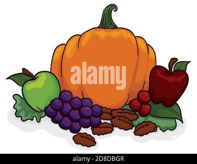 Fruits vegetables berries still life Stock Vector Image & Art - Alamy