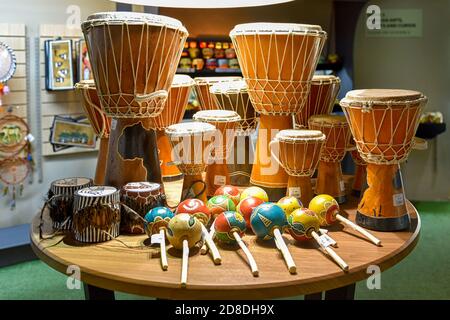 African handicrafts representing culture and tradition at Johannesburg ...