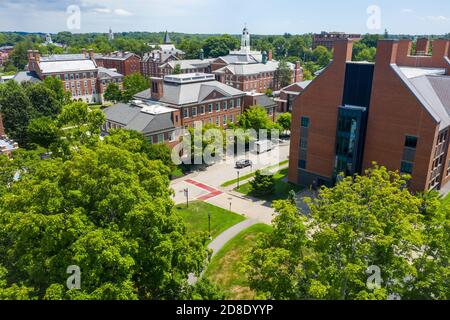 Aerial of Phillips Exeter Academy, Exeter, New Hampshire, USA Stock ...