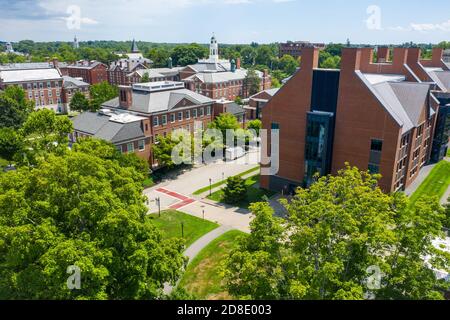 Aerial of Phillips Exeter Academy, Exeter, New Hampshire, USA Stock ...