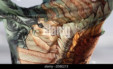 A piece of fabric blowing in the wind Stock Photo - Alamy