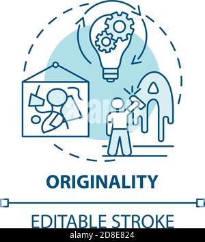 Originality concept icon Stock Vector Image & Art - Alamy