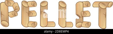 word pellet cartoon. vector illustration Stock Vector Image & Art - Alamy