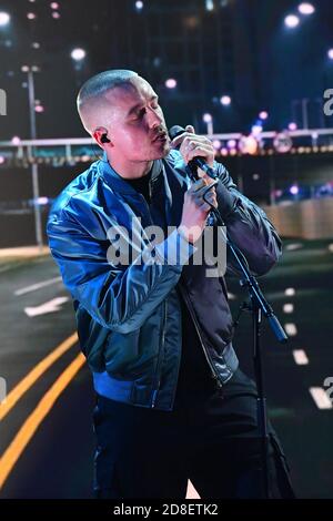 Dermot Kennedy performs on Friday, Oct. 22, 2021, at Shaky Knees in ...