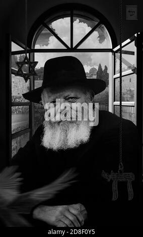 The Rebbe, Menachem Mendel Schneerson Stock Photo - Alamy