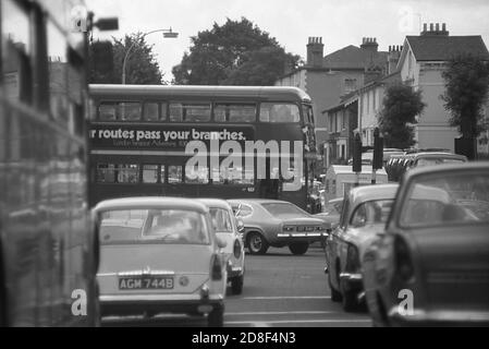 Traffic, London, England, 1971 Stock Photo - Alamy