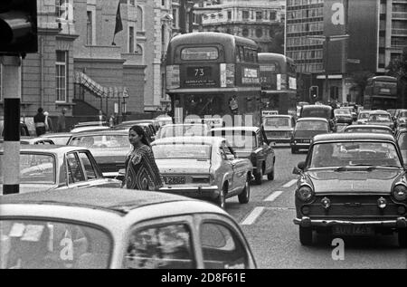 Streetscape London, England, 1971 Stock Photo - Alamy
