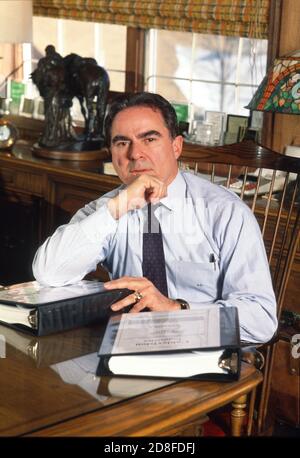 Founder and CEO of Cablevision Industries Alan Gerry during a photo ...