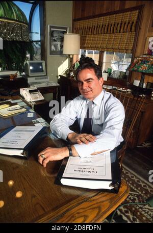 Founder and CEO of Cablevision Industries Alan Gerry during a photo ...