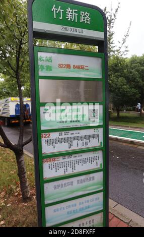The first tactile and braille signages are installed at 92 bus stops in ...