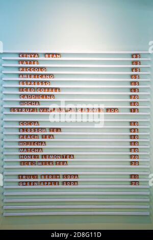 beverage, price list, beverages, drink, menu list, price lists Stock ...