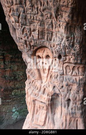 Around the UK - Nanny's Rock, Kinver Edge Stock Photo - Alamy