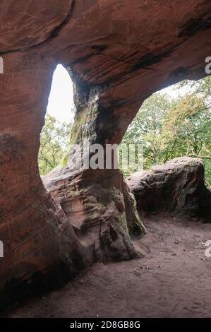 Around the UK - Nanny's Rock, Kinver Edge Stock Photo - Alamy