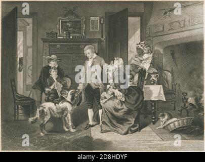 Mary Ball Washington mother of George Washington. Hand-colored Stock ...