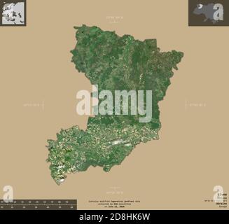 Rivne, region of Ukraine. High resolution satellite map Stock Photo - Alamy