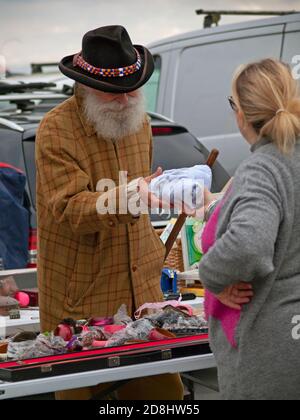 The Brighton Marina Car Boot Sale Stock Photo - Alamy