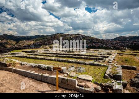 Muyuqmarka (Cusco Sundial/Eye of the Jaguar), Inca fortress of ...