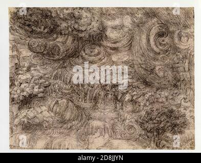 A DELUGE. LEONARDO DA VINCI. 1515 Stock Photo - Alamy