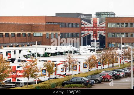 The Aldi UK HQ and main warehouse situated in Atherstone, North ...