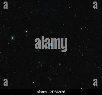 Cetus Constellation in outer space. Whale constellation stars on the ...