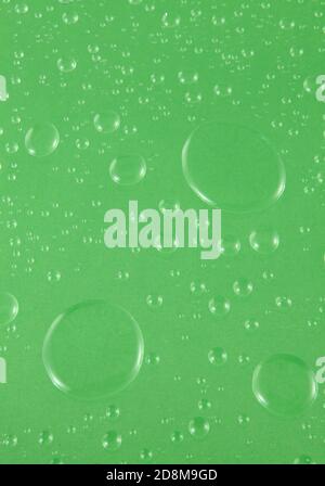 nice water drops- green background Stock Photo - Alamy