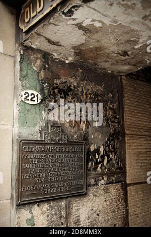 Old Stamp Office Close, off Royal Mile, Edinburgh City, Scotland, UK ...