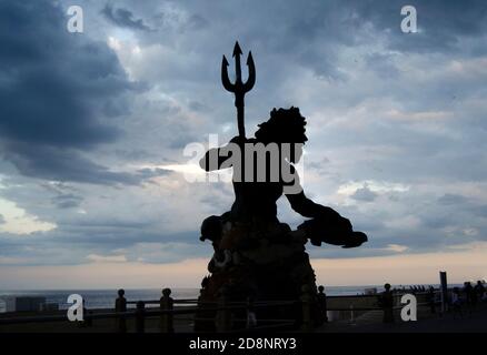 The King Neptune Statue in Virginia Beach, Virginia Stock Photo - Alamy
