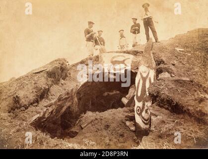 Easter Island History, 1886 Stock Photo - Alamy