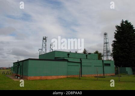 RAF control tower Martlesham Heath, Suffolk. Now in use as a museum and ...