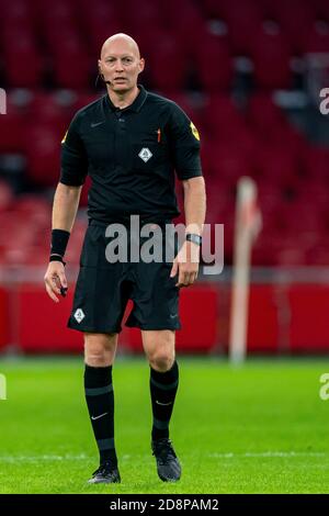 AMSTERDAM, Netherlands. 31st Oct, 2020. football, Johan Cruijff ArenA ...