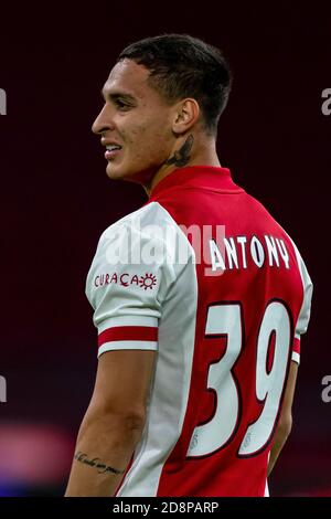 AMSTERDAM, Netherlands. 31st Oct, 2020. football, Johan Cruijff ArenA ...
