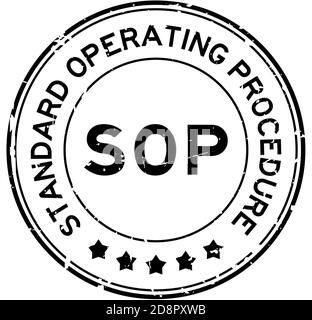 SOP stamp - Standard operating procedure emblem Stock Vector Image ...