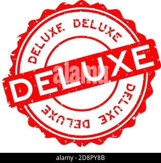 deluxe stamp. deluxe sign. round grunge label Stock Vector Image & Art ...