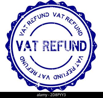 illustration of blue value added stamp on white background Stock Vector ...