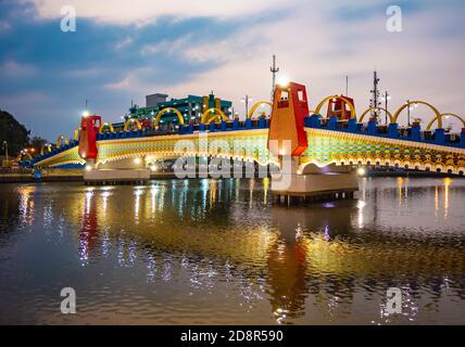 Long exposure photo of Brendeng Bridge (Jembatan Brendeng) across ...