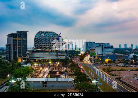 Tangerang, Indonesia - 26th Sep 2019: The scene at Gading Serpong ...