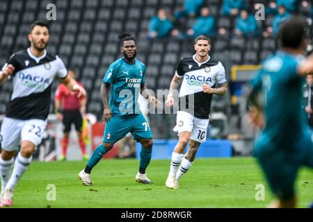 Franck Kessie of AC Milan during the Serie A match between SS Lazio and ...