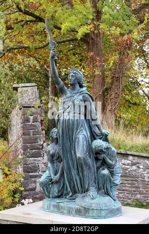 Statue of Boudica, Brecknock Museum & Art Gallery, Watton Gate, Brecon ...