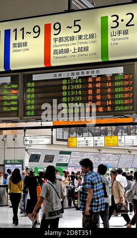 Japan, Honshu, Tokyo, Ueno, Ueno Station, Japan Railways (JR ...