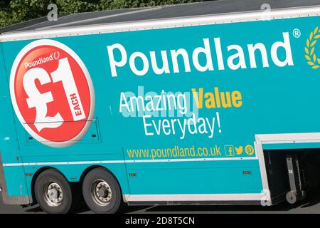 Poundland Haulage delivery trucks, lorry, JBT transportation, truck ...