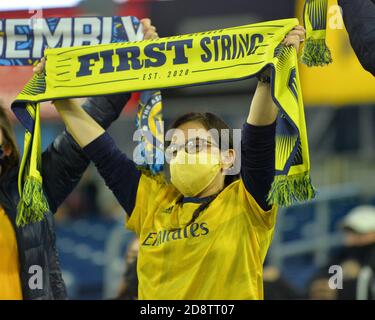Nashville, TN, USA. 31st Oct, 2020. Chicago goalkeeper, Bobby ...