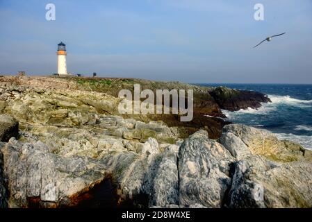 Sule Skerry Lighthouse Stock Photo - Alamy