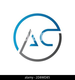 Modern simple letter AC logo design vector illustration Stock Vector Image & Art - Alamy