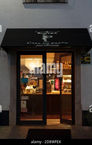 Sintra, Portugal- CIRCA October 2020: Traditional portuguese cake ...