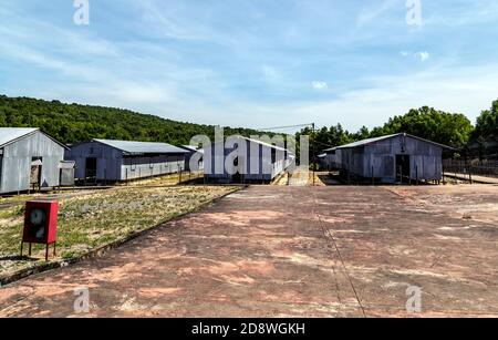 Barracks Coconut Prison Phu Quoc Island Vietnam War museum. Phu Quoc ...