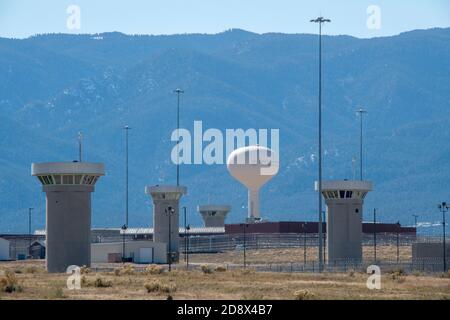 The Federal Penitentiary SuperMax facility located near Florence ...
